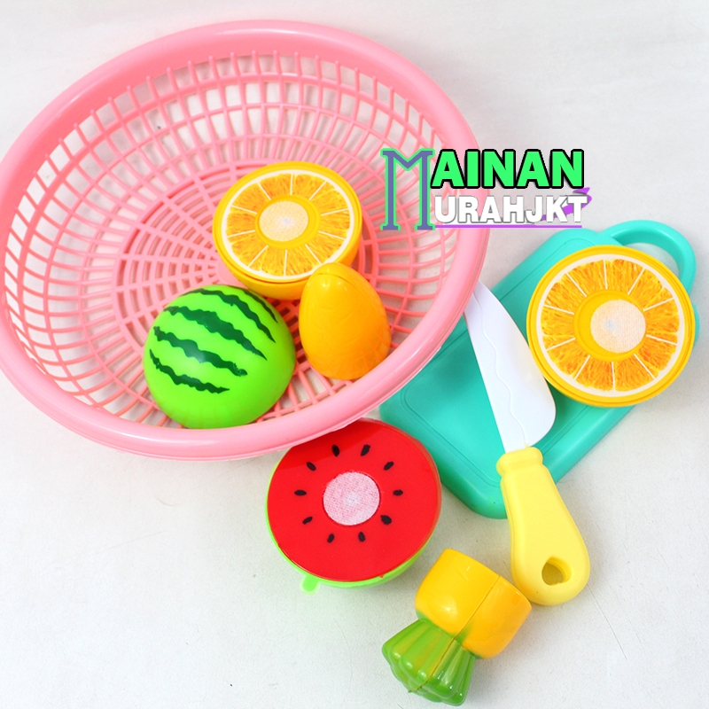 Jual MAINAN ANAK MURAH KERANJANG BUAH DAN SAYURAN POTONG YK16 VEGETABLE ...