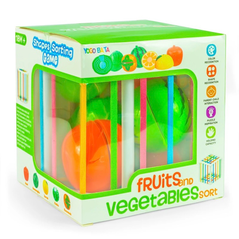 Jual Mainan Edukasi Fruit & Vegetables Sorting / Sortir Buah & Sayur ...