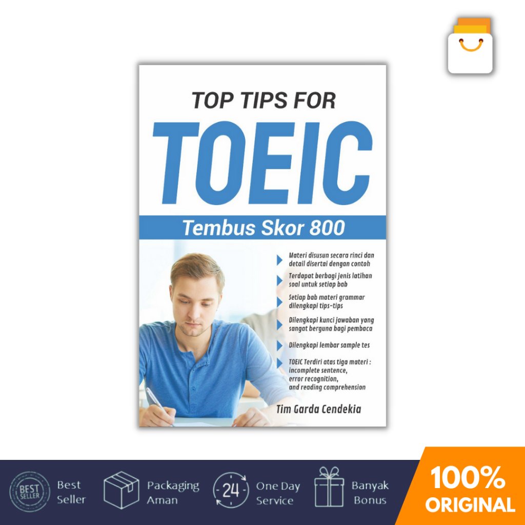 Jual Buku Tes Toeic - Top Tips For Toeic Tembus Skor 800 Best Seller ...