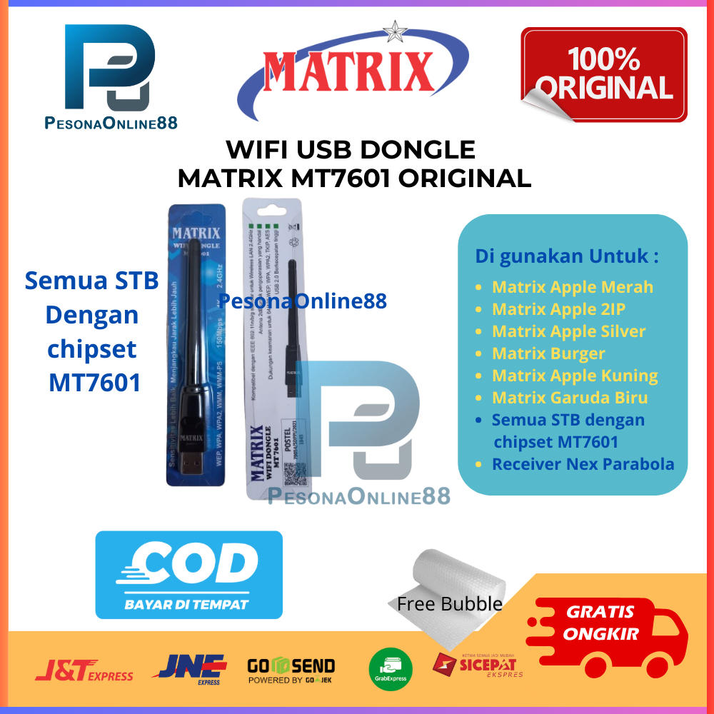 Jual WIFI USB Dongle Matrix MT7601 Original | Shopee Indonesia