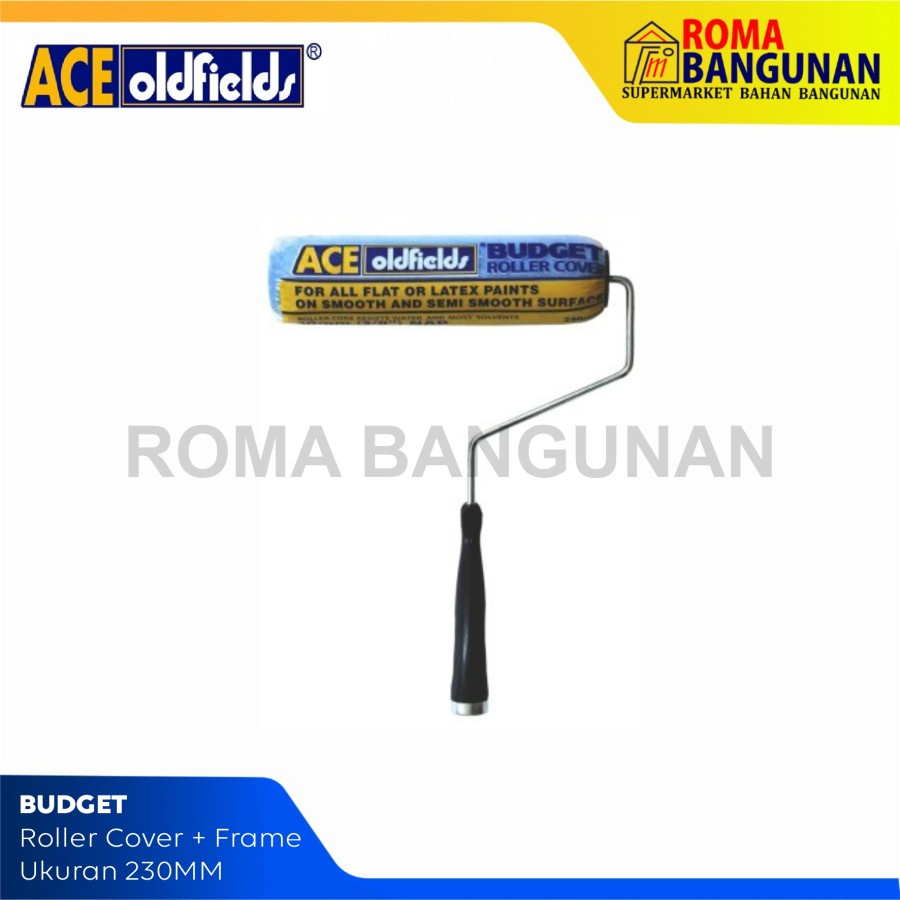 Jual Ace Oldfields Budget Kuas Roll Cat Dinding 230mm | Shopee Indonesia