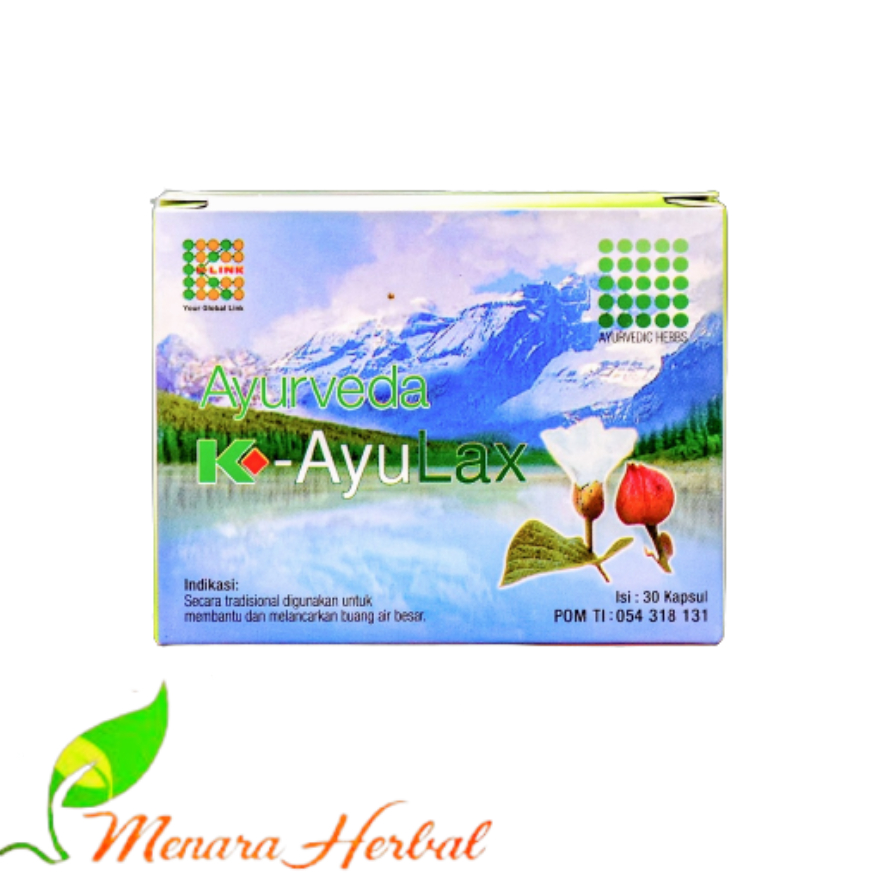 Jual K-Ayurveda K-AyuLax Isi 30 Capsules I Ayuverda AyuLax Original ...