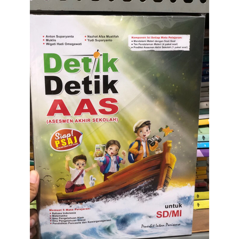 Jual BUKU DETIK-DETIK SD AAS 2024 ORIGINAL INTAN PARIWARA NEW EDITION ...