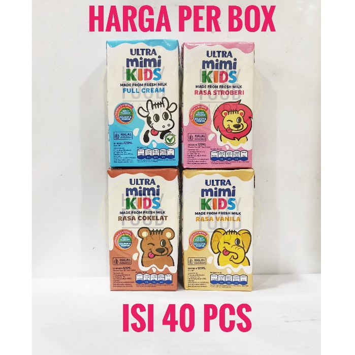 Jual [HALAL] ULTRA MIMI KIDS 125 ML/ULTRA MILK DUS/ULTRAMILK KARTON ...