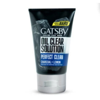 Jual GATSBY Facial Foam Oil Clear Solution Bright White | Oil Control ...