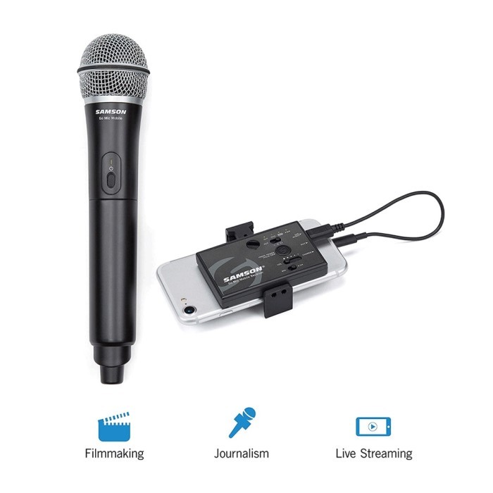 Jual Samson Go Mic Mobile Handheld Wireless System Original Samson ...