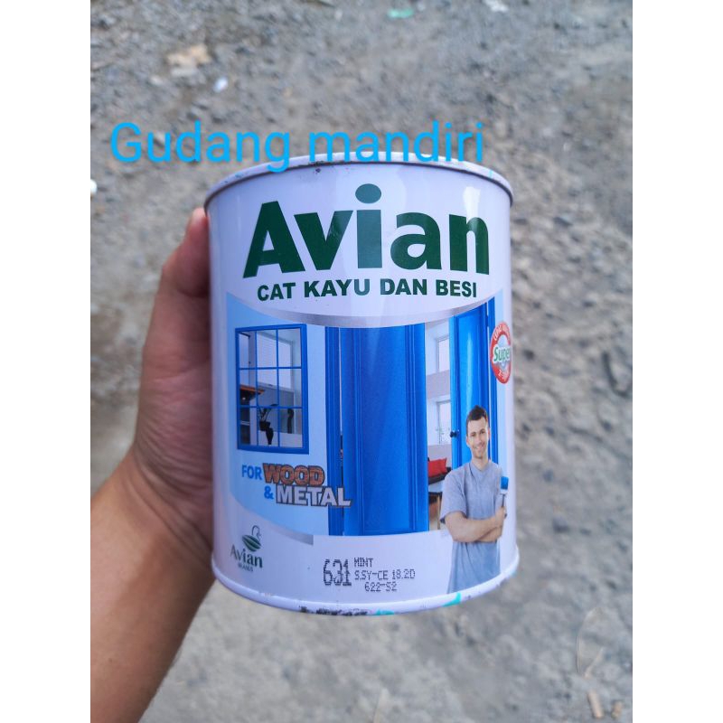 Jual AVIAN CAT KAYU DAN BESI KEMASAN 1KG / 0.9KG AVIAN / CAT PAGAR ...