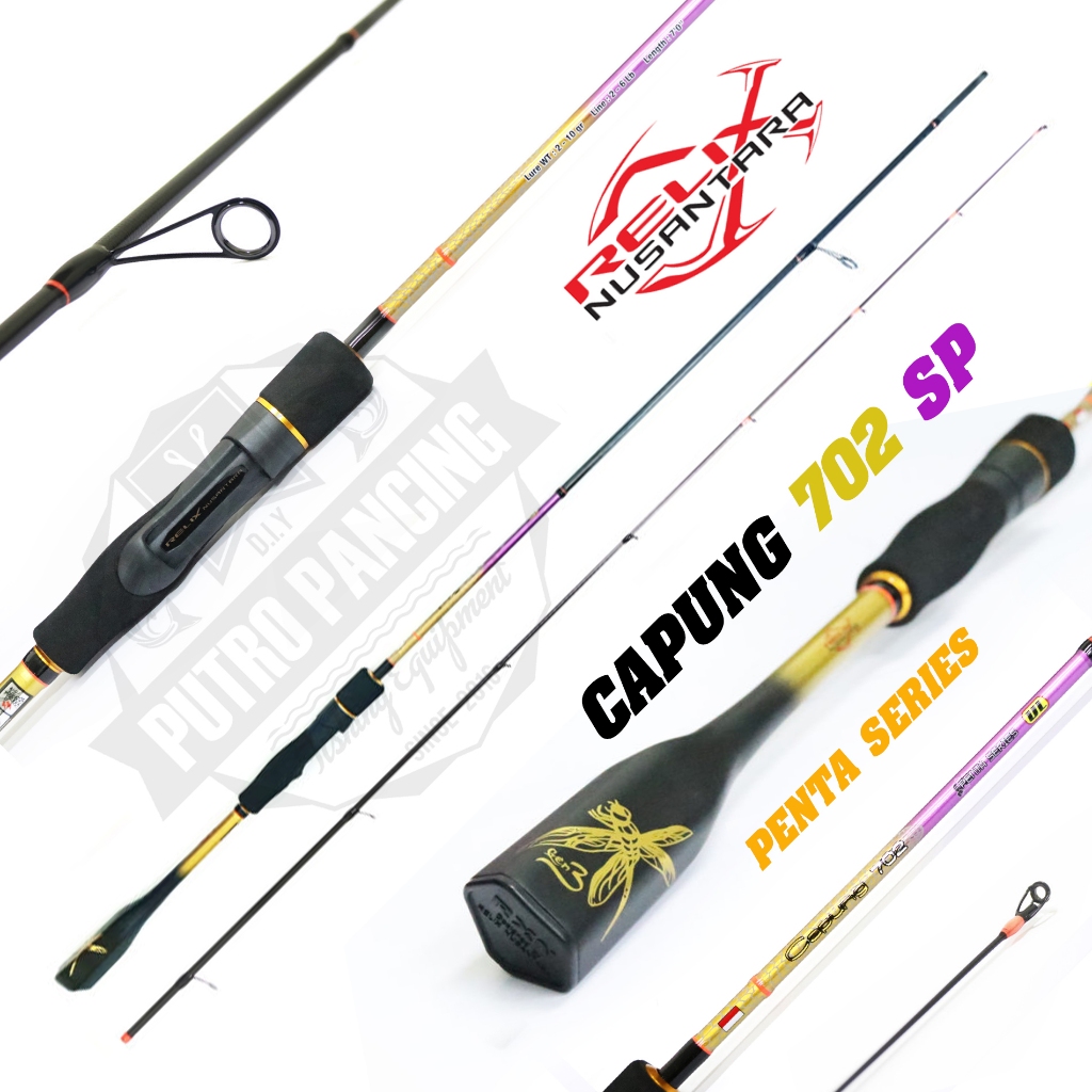 Jual Rod Joran Capung 702 UL Penta 2-6lb Spinning Relix Nusantara | Shopee Indonesia