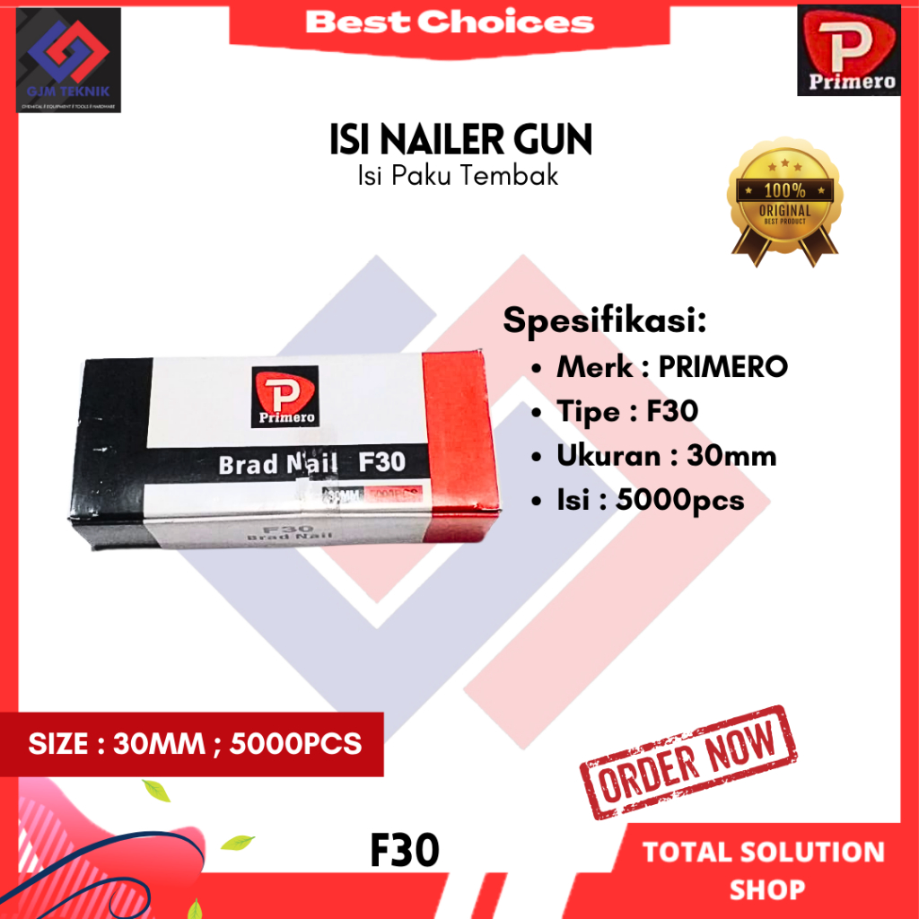 Jual Isi staples F30 primero / Nailer F30 Primero | Shopee Indonesia