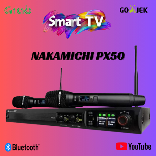 Jual MIC WIRELESS NAKAMICHI PX50 HANDHELS TRANSMITTER | Shopee Indonesia
