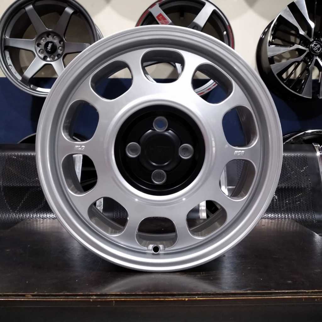 Jual Velg Racing HSR Rally R15 silver Mobilio sirion etios valco ...