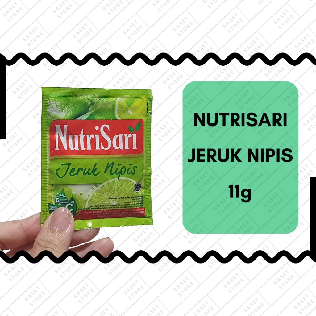 Jual Nutrisari Jeruk Nipis 11g Sachet Minuman Serbuk Instan | Shopee ...