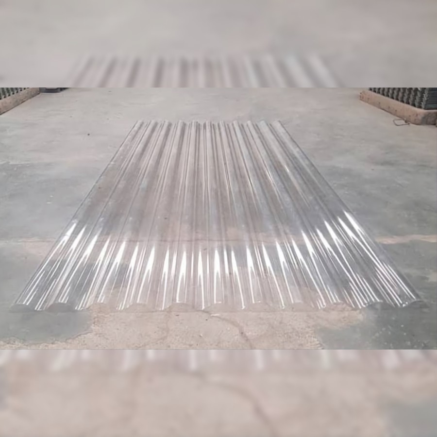 Jual SENG PLASTIK PVC GELOMBANG SENG TRANSPARAN TEBAL 0,6MM READY ...