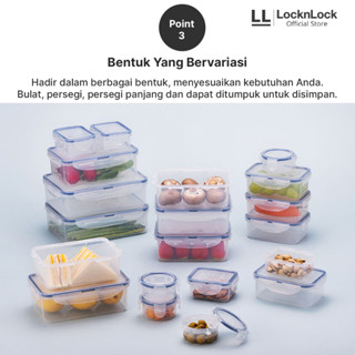 Jual LocknLock Classic Kotak Makan Rectangular Short 550ml - HPL815 | Shopee Indonesia