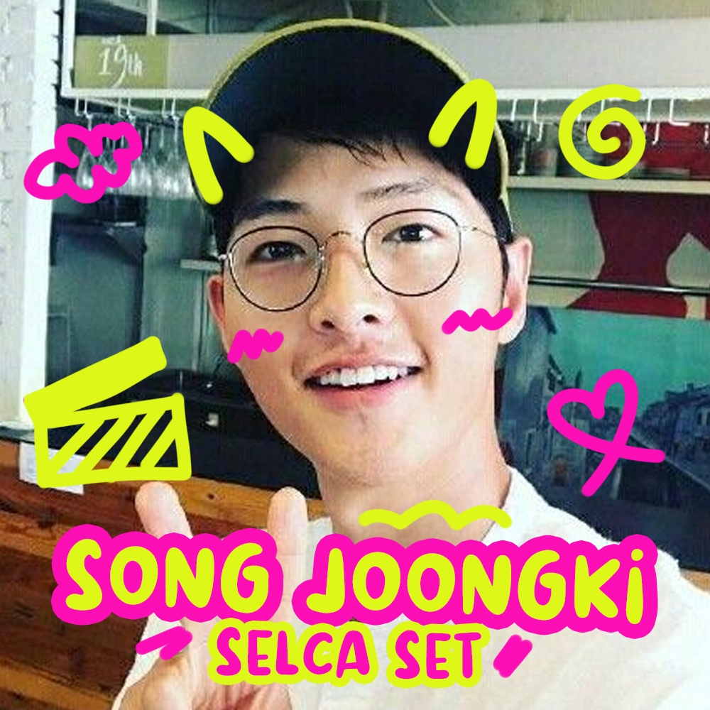 Jual (2 SISI) Song Joongki - Selca Set Fanmade Photocard | Shopee Indonesia