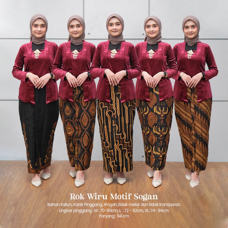 Jual Rok Jarik Wiru Motif Pakem - Sekar Jagad | Shopee Indonesia