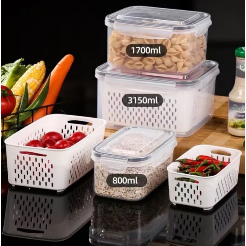 Jual NEW 3in1 Kotak Penyimpanan Multifungsi Serbaguna Kotak Makanan ...