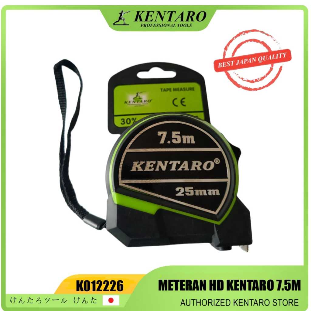 Jual METERAN HD KENTARO 7,5M ALAT PENGUKUR JAPAN QUALITY | Shopee Indonesia