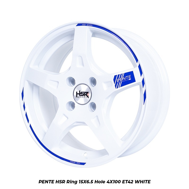 Jual Velg mobil hsr pente ring 15 pcd 4x100 warna putih | Shopee Indonesia
