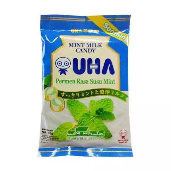 Jual PERMEN UHA MILK CANDY 103GR // SUSU MINT | Shopee Indonesia
