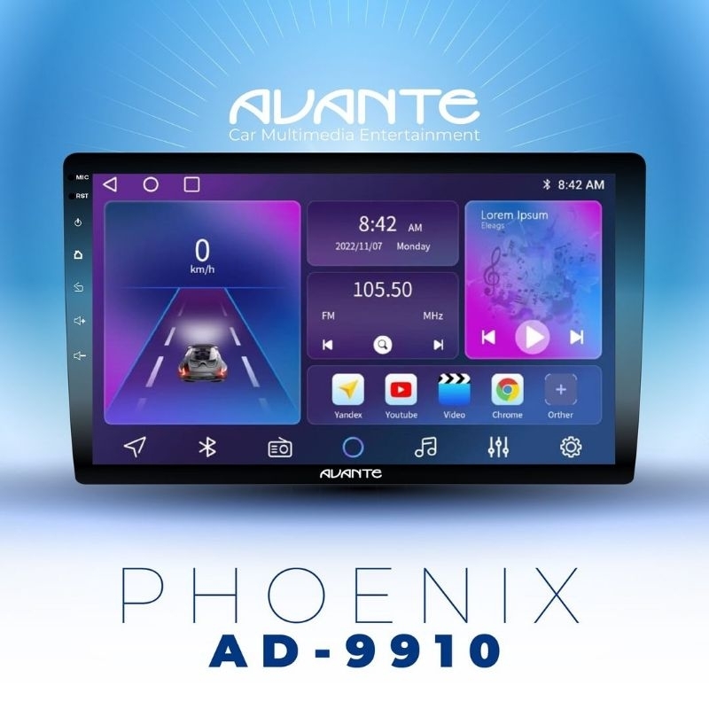 Jual Headunit Android 9 Inch AVANTE Phoenix AD-9910 2/32GB Head Unit ...