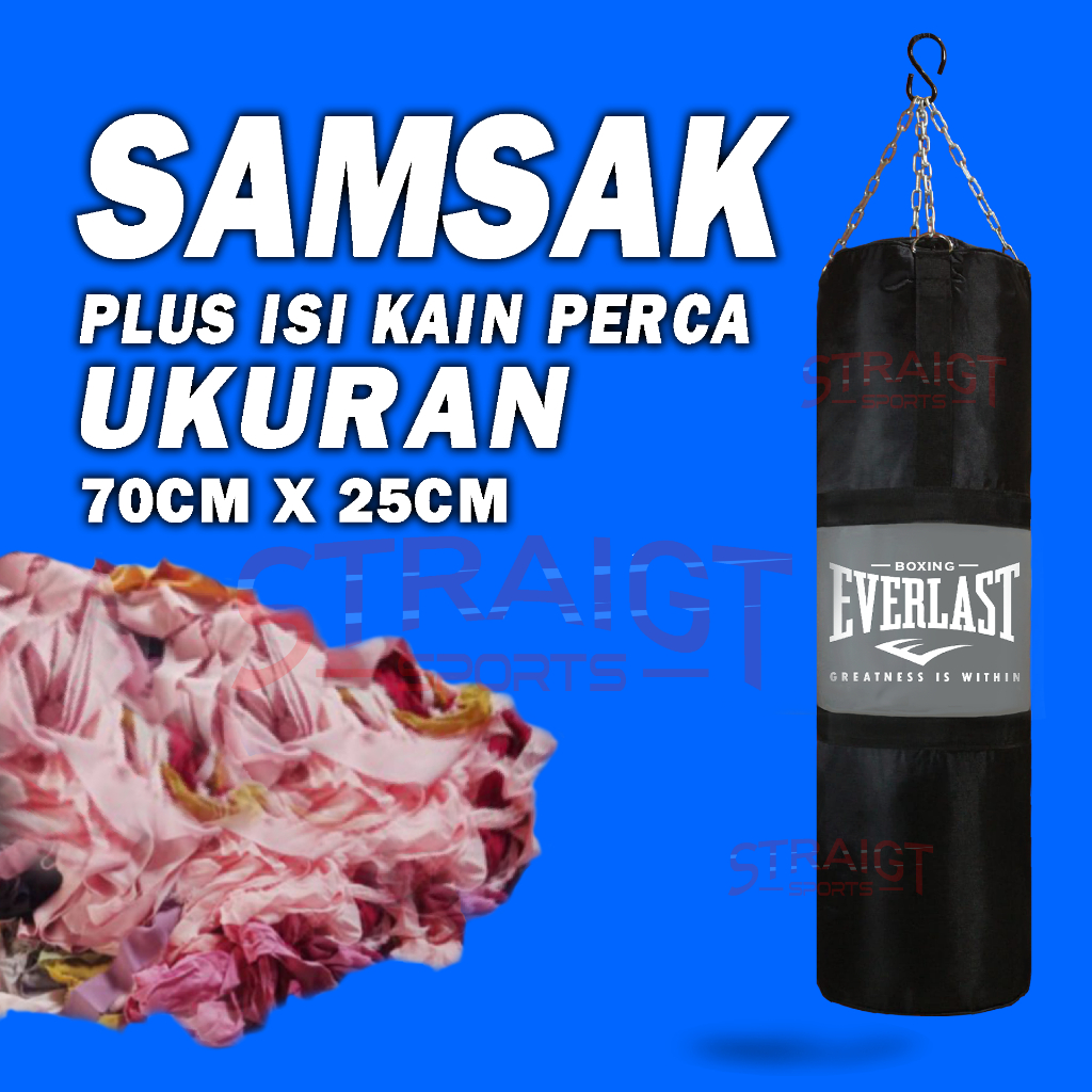 Jual Samsak gantung 70cm PLUS Isi - Sansak Tinju Original - Sansak Muay ...