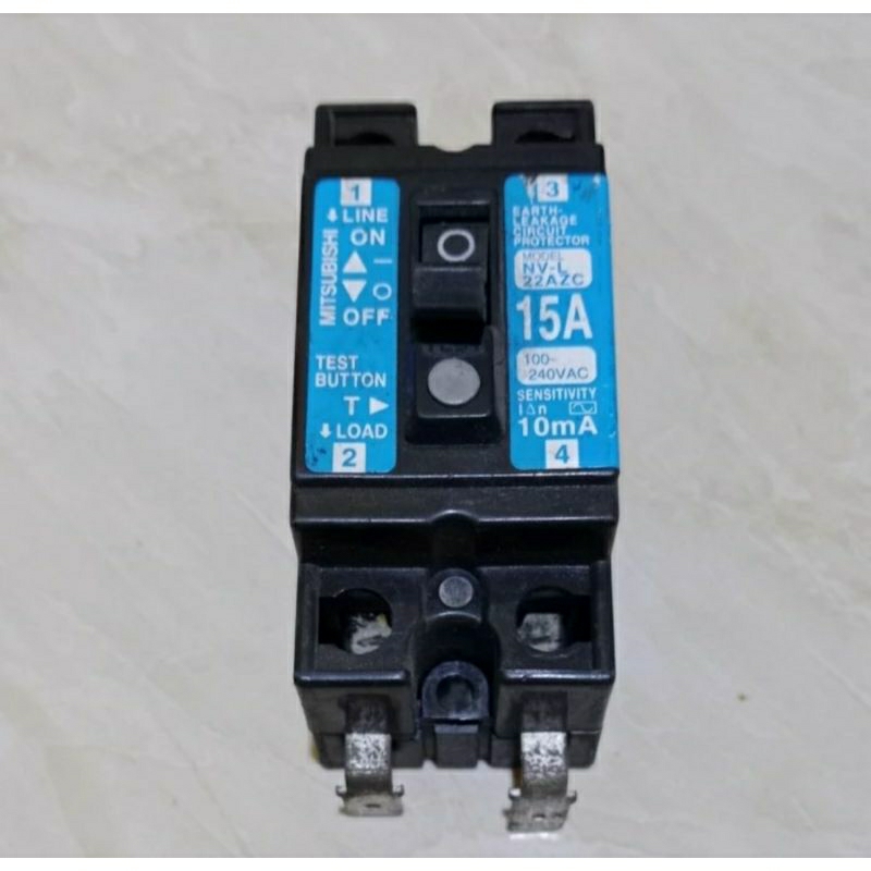 Jual ELCB EARTH LEAKAGE CIRCUIT BREAKER MITSUBISHI NV L22AZC 15A ...