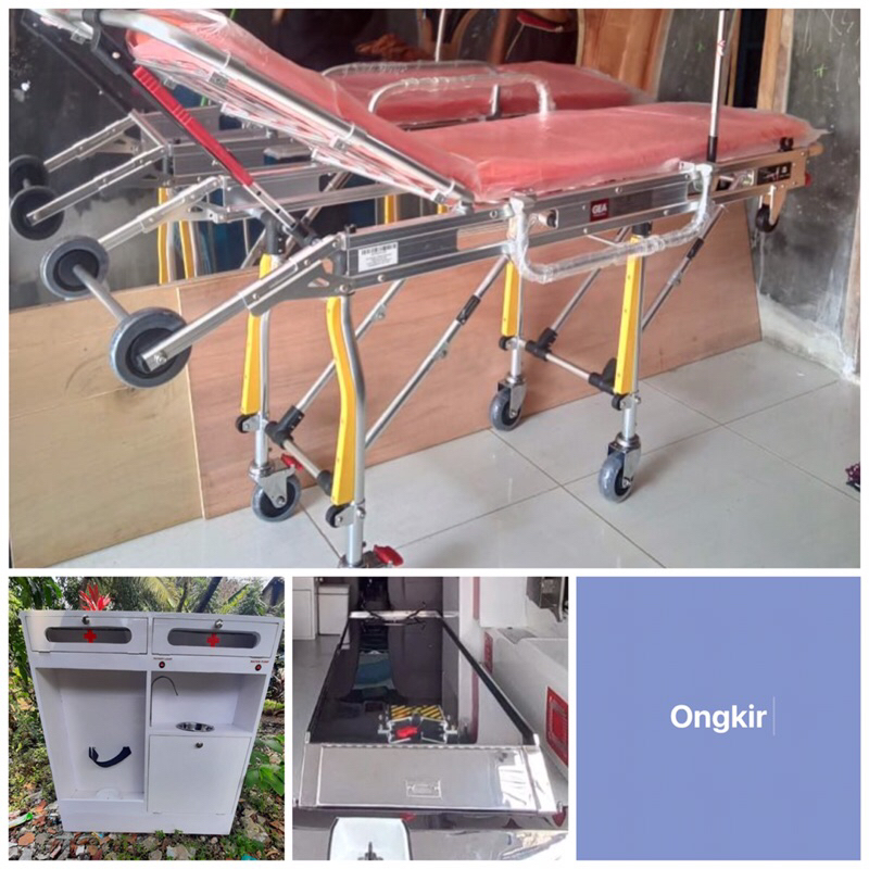 Jual Paket ambulance 3 macam strecher landansan dan lemari | Shopee ...