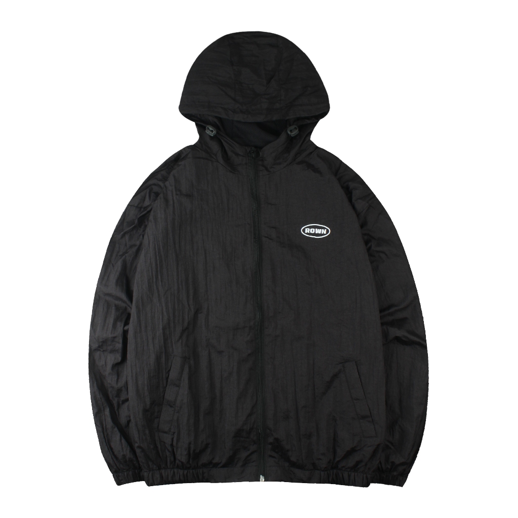 Jual Rown Division Anorak Jacket - Rowndvsn Jaket Parasut Buttler Black ...