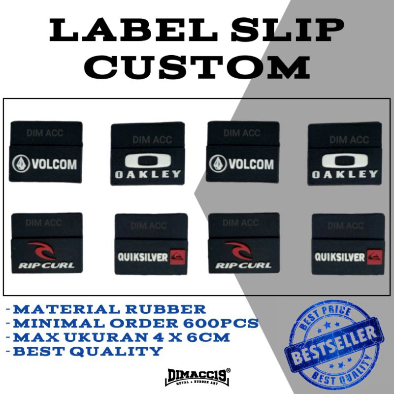Jual MINIMAL 600PCS!! LABEL SLIP DESIGN SENDIRI (CUSTOM) | Shopee Indonesia