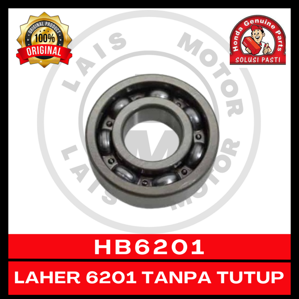 Jual Laher 6201 Gardan, Transmisi, Roda HB6201 Tanpa Tutup Original AHM ...