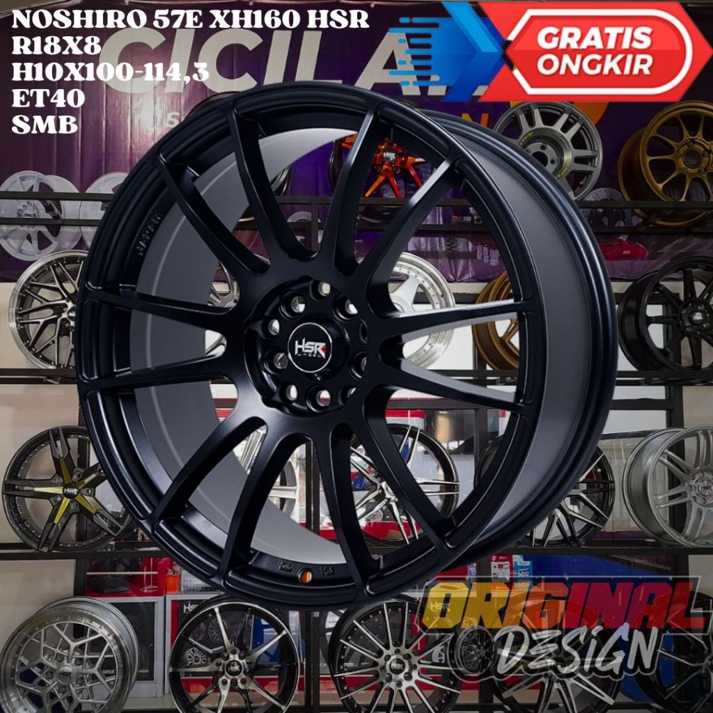Jual Velg Mobil Ring 18 HSR NOSHIRO R18 COCOK UNTUK FT86 ALTIS WISH ...