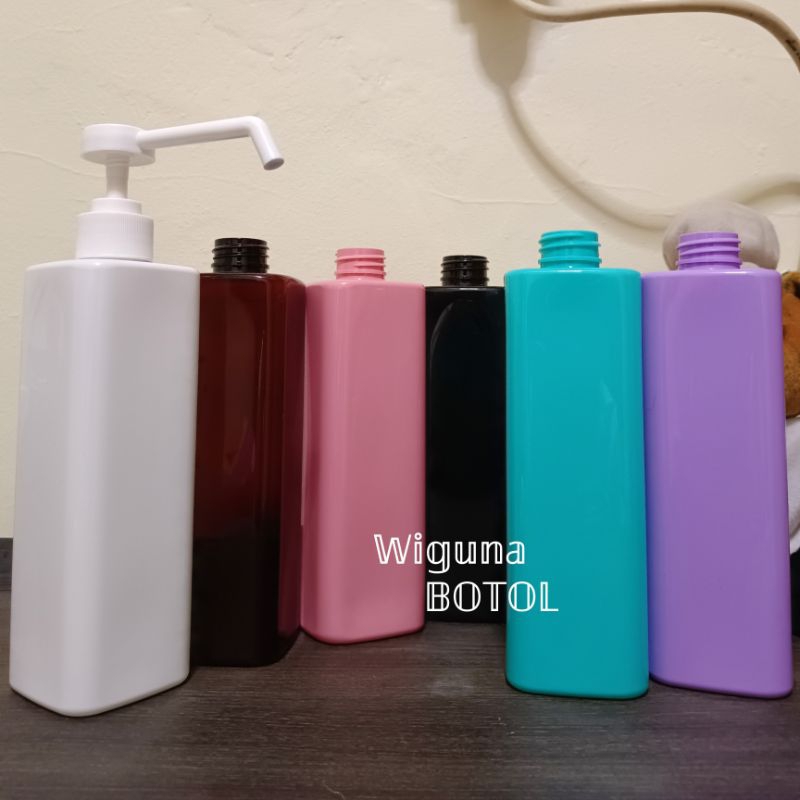 Jual Botol Pump 500ml Kotak Long Pipet / Botol Pet 500ml Kotak Tutup Pump Long Pipet | Shopee ...