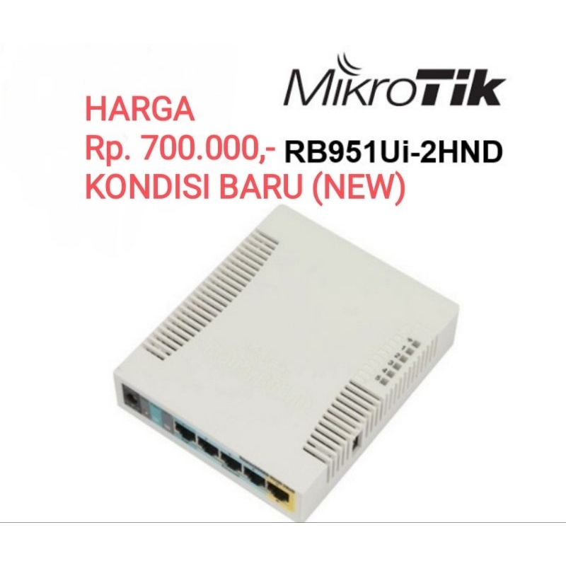 Jual Mikrotik RouterBoard RB951Ui-2HnD | Shopee Indonesia