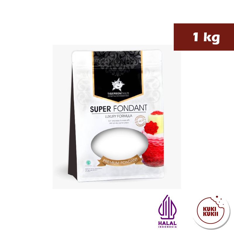 Jual Super Fondant Putih Cotton White 1 kg | Tigerson Philti Super ...