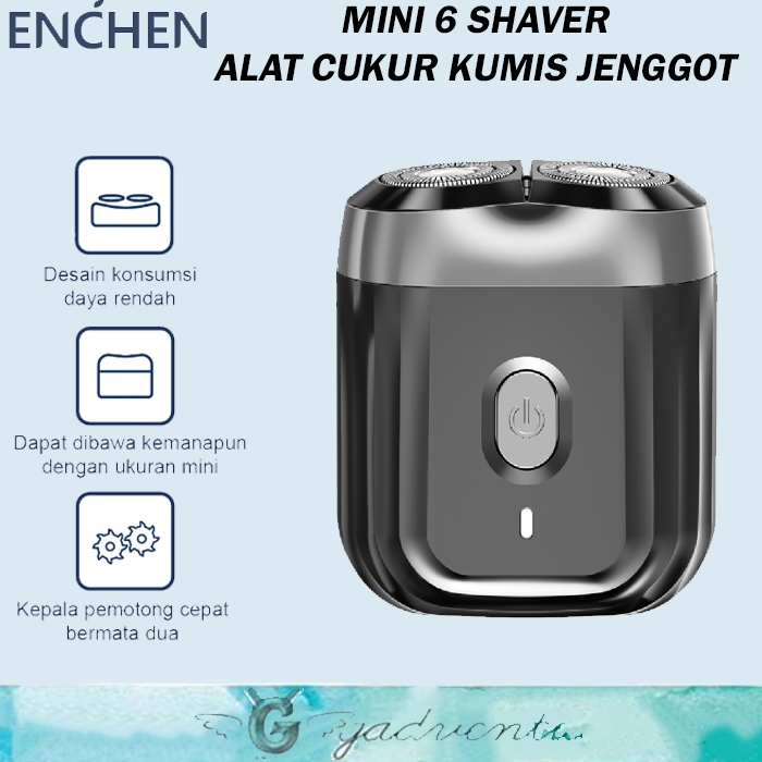 Jual ENCHEN Mini 6 Shaver Alat Pencukur Jenggot Kumis Elektrik Shaving Waterproof Portable ...