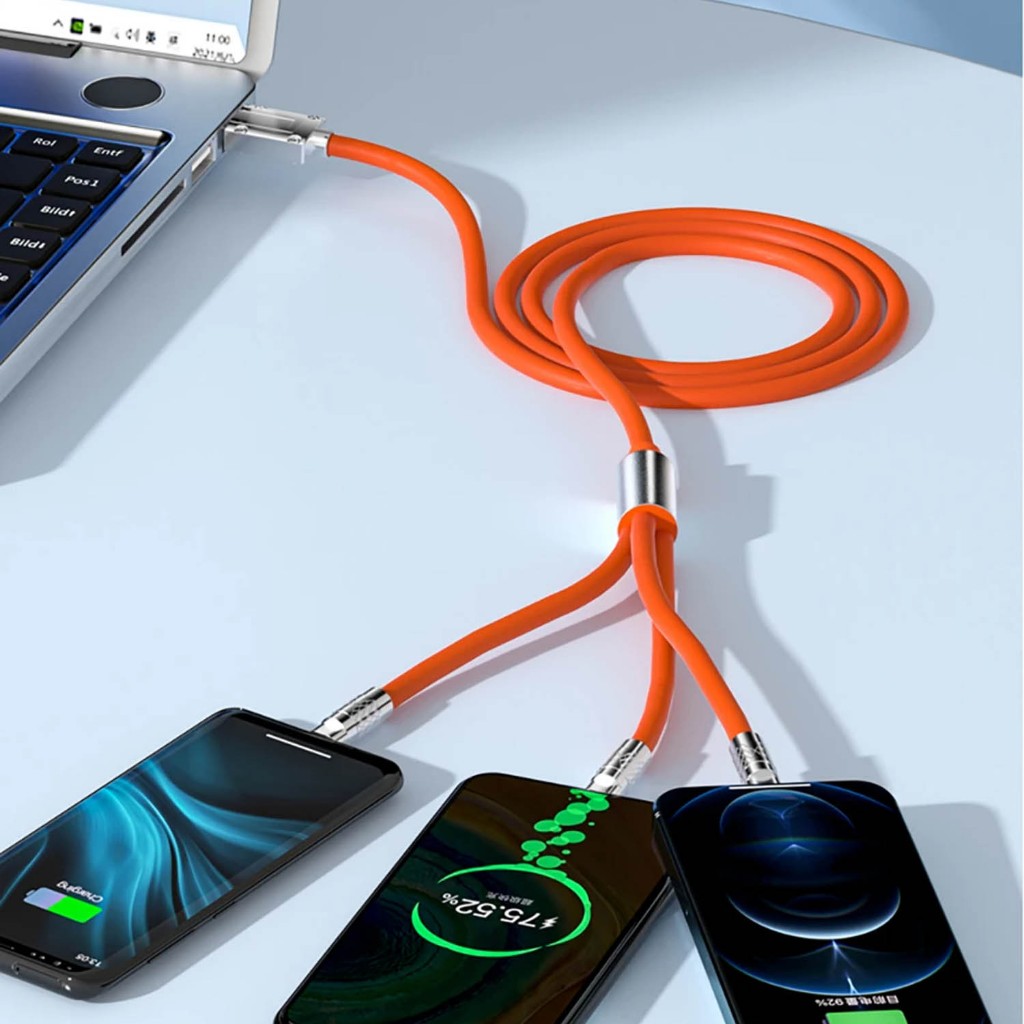 Jual Multi Charging Cable3 in 1 Multiple Fast Charger Cable Charging ...