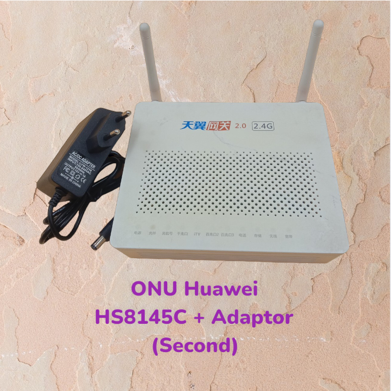 Jual ONU Huawei HS8145C + Adaptor (Second) | Shopee Indonesia