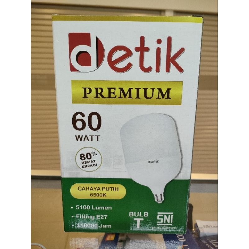 Jual LAMPU TABUNG LED PREMIUM DETIK 60 WATT 60W / LAMPU BLUB T COOL ...