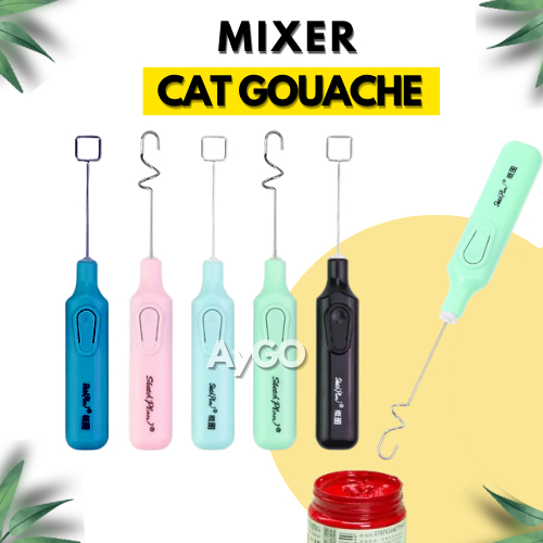 Jual MIXER MINI CAT GOUACHE / ELECTRIC PIGMENT AGITATOR / MIXER UNTUK ...
