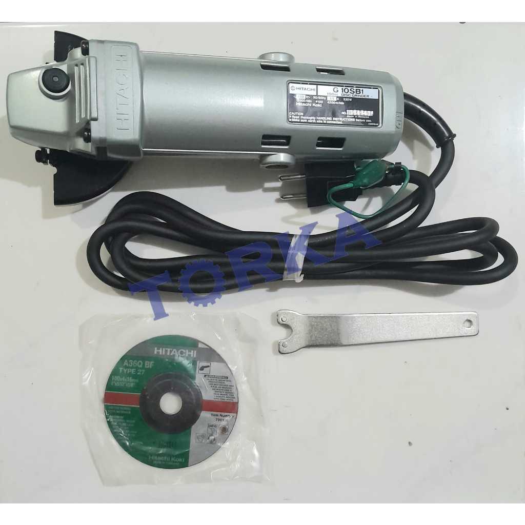 Jual Angle Grinder HITACHI G10SB1 Gerinda Tangan 4inch | Shopee Indonesia