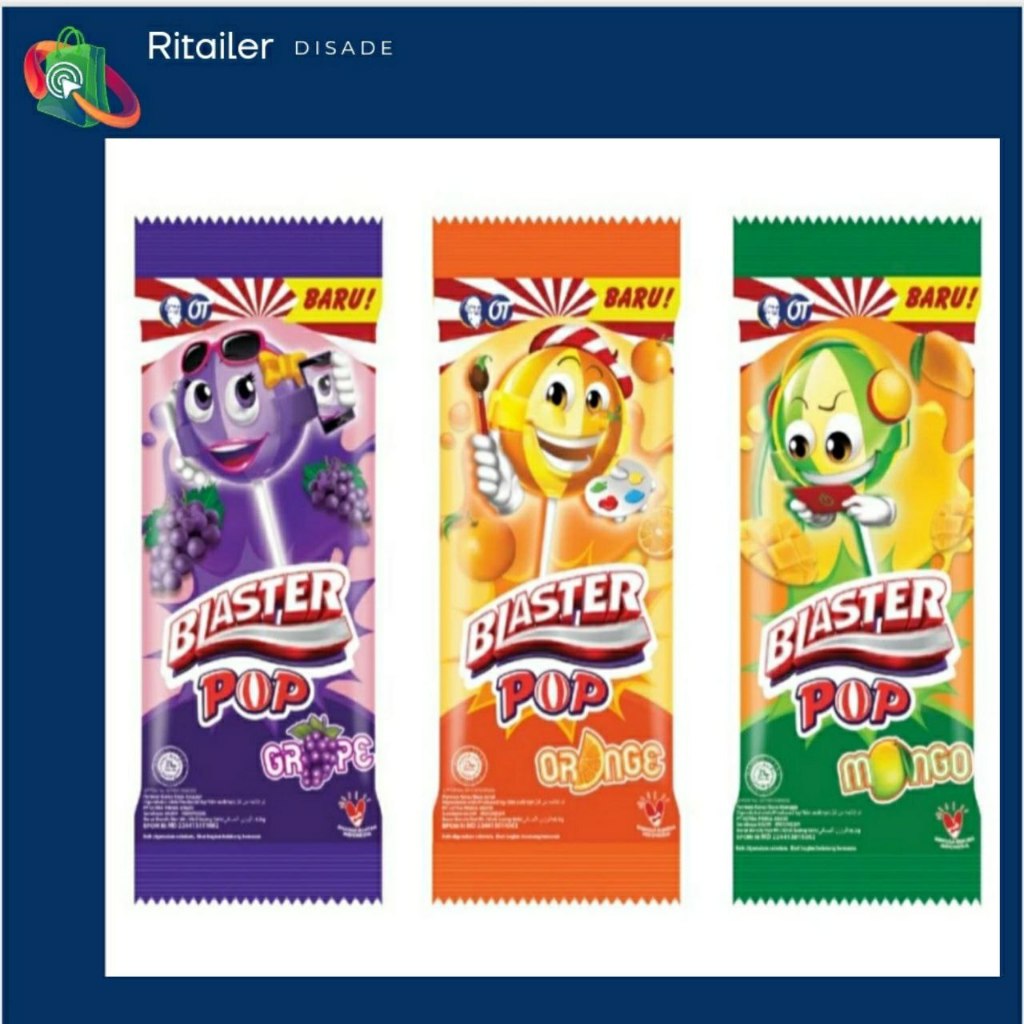 Jual Permen Blaster POP 1 Pack 36 pcs | Shopee Indonesia