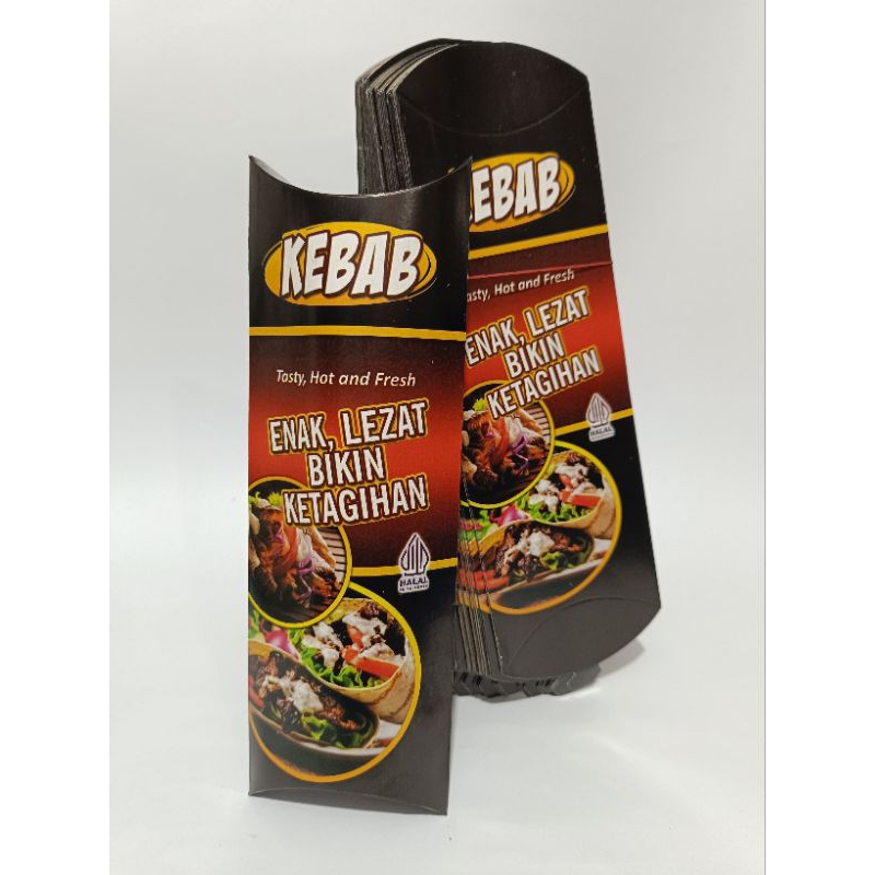 Jual Bungkus kebab besar/packaging kebab besar/box kebab besar/kardus ...