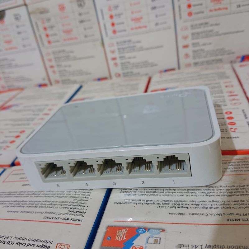 Jual SWITCH HUB RANDOM TP-LINK'PROLINK'D-LINK 5-PORT MINI 10/100Mbps ...