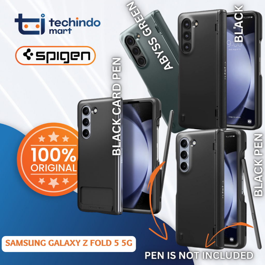 Jual Case Samsung Galaxy Z Fold 5 Spigen Slim Armor Pro Pen Matte Casing | Shopee Indonesia