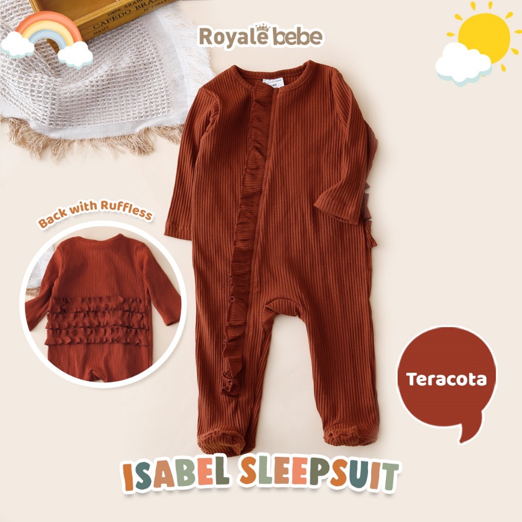 Jual Royale Bebe - Sleepsuit Bayi (Isabel Sleepsuit) | Shopee Indonesia