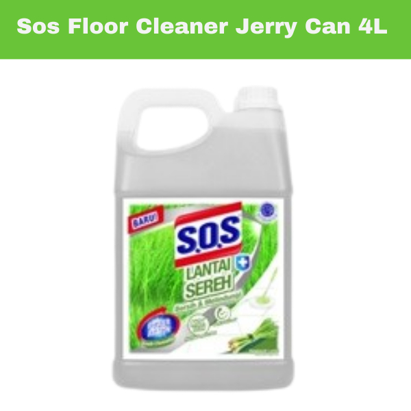 Jual Sos Floor Cleaner Jerry Can 4L | Shopee Indonesia