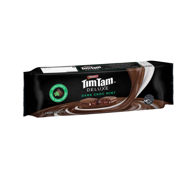Jual Arnott's Tim Tam Deluxe Dark Choc Mint Chocolate Biscuits 175g ...