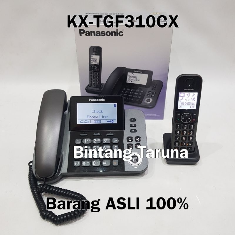 Jual Telepon Wireless Panasonic KX-TGF310 Wireless Panasonic KX ...