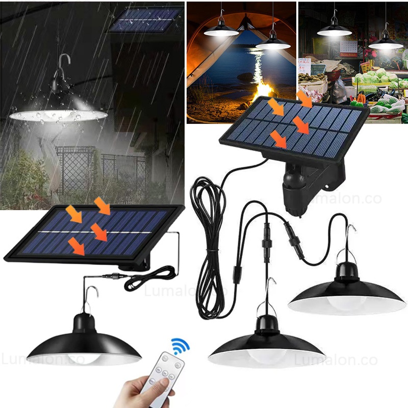 Jual Lampu Taman Dalam Ruangan Rumah Lampu Surya LED Split IP65 Double ...